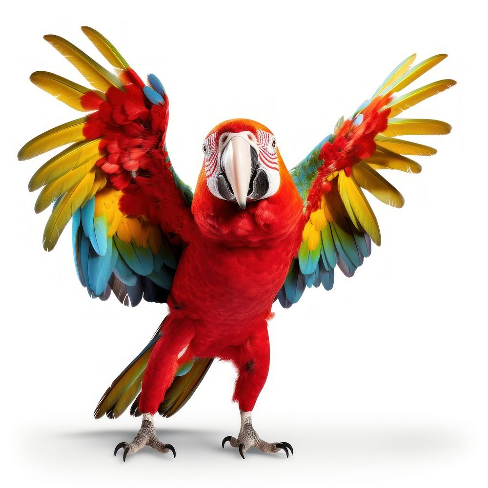 Happy smiling dancing african parrot | Free Photo - rawpixel