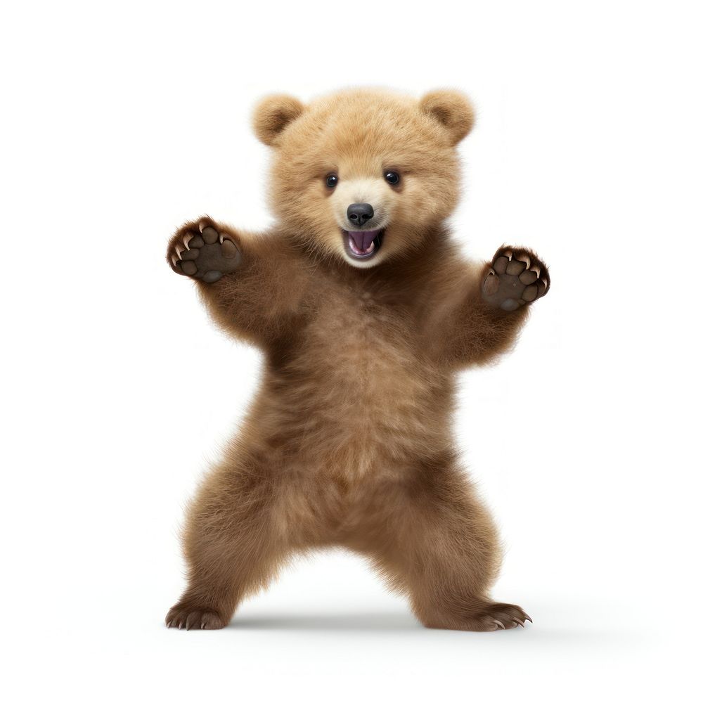 Happy smiling dancing baby bear | Premium Photo - rawpixel