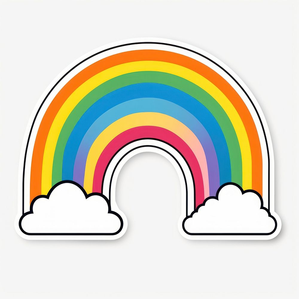 Rainbow nature sky art. AI | Free Photo Illustration - rawpixel