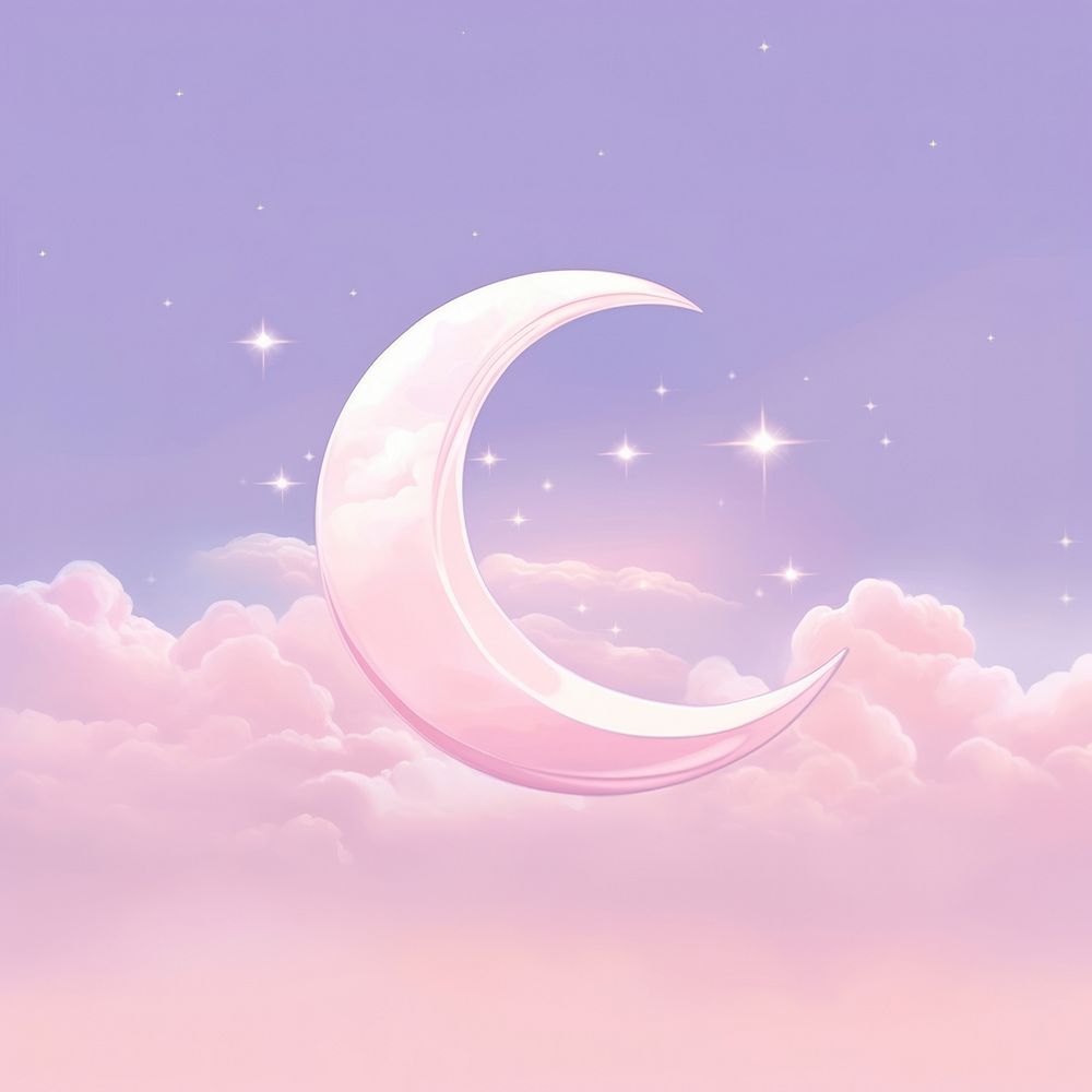 Crescent moon astronomy outdoors nature. | Free Photo Illustration ...