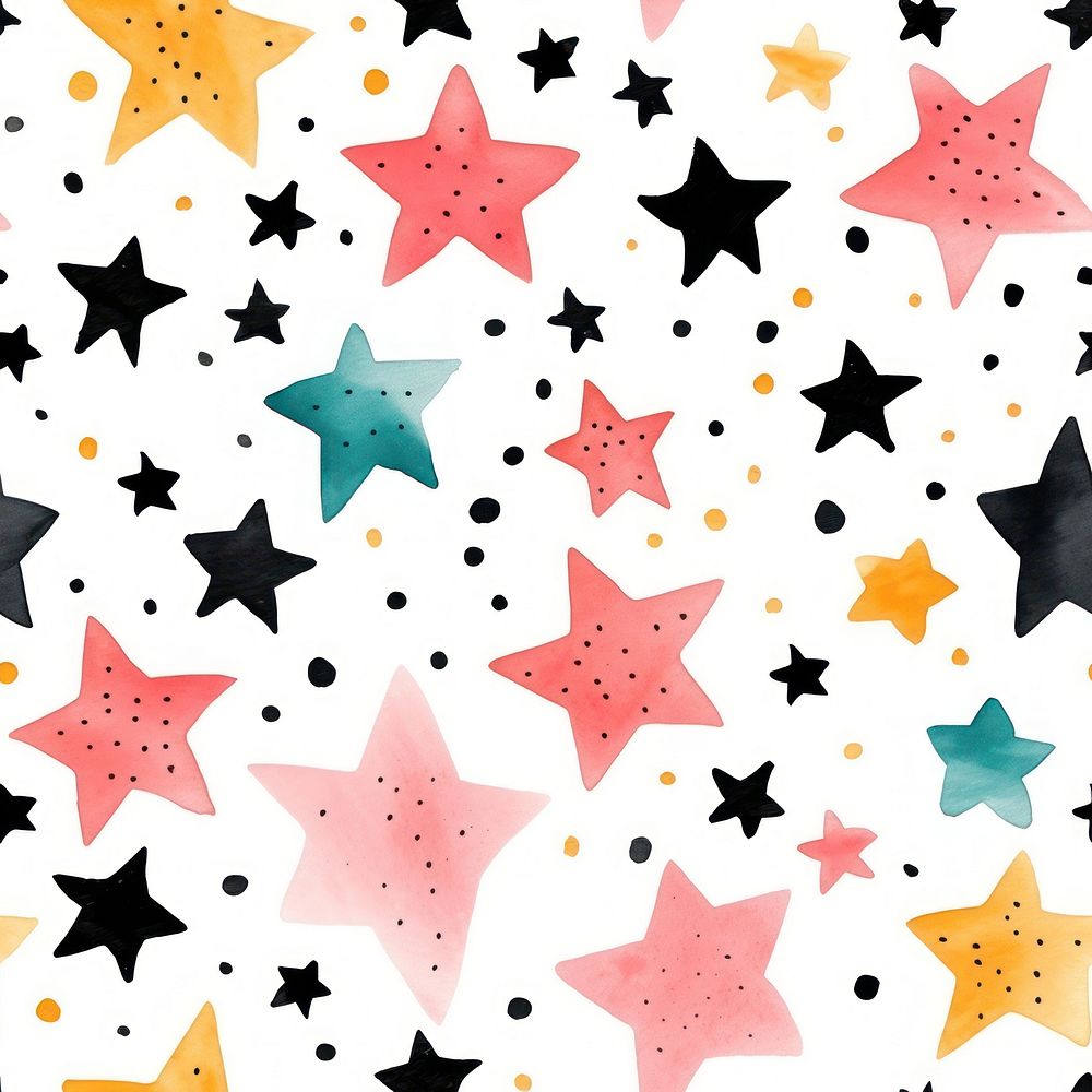 Star confetti pattern constellation. AI | Free Photo Illustration ...
