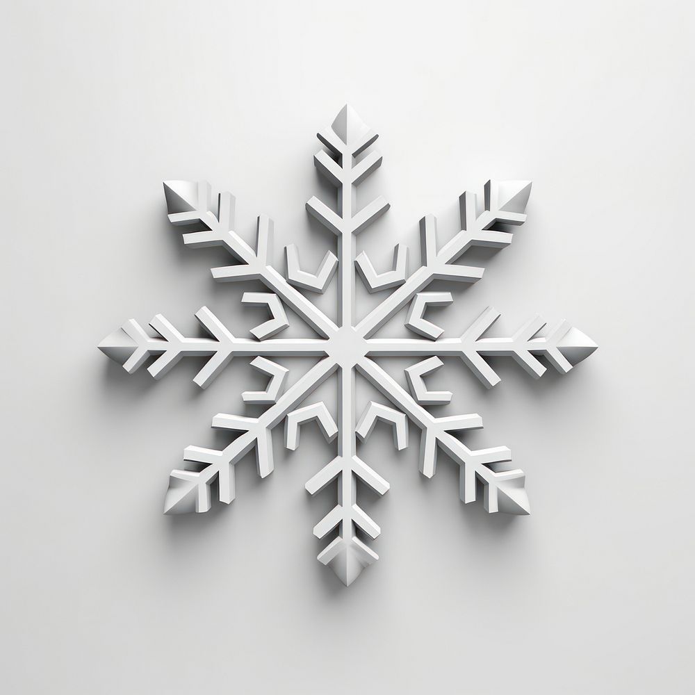 Snowflake white celebration monochrome. AI | Free Photo - rawpixel