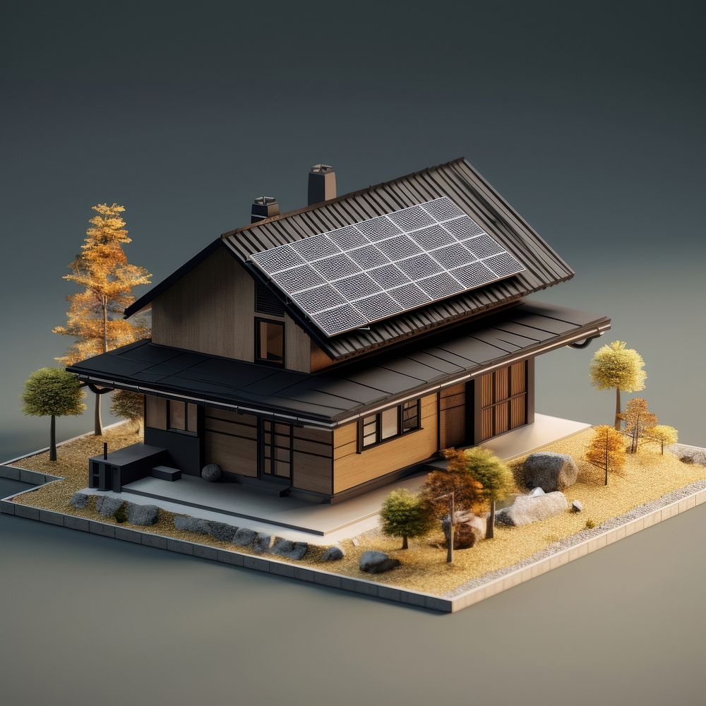 3d house model architecture building | Free Photo - rawpixel