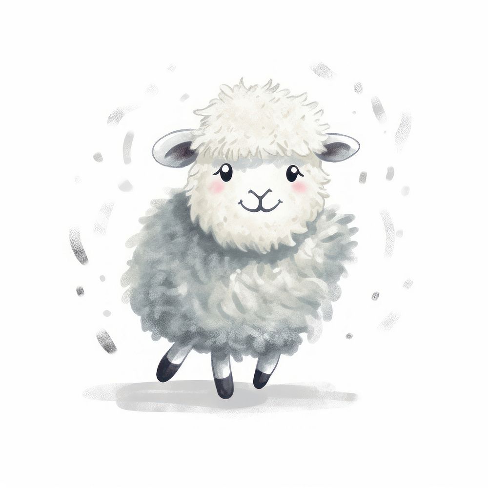 Sheep dancing animal livestock drawing. | Free Photo Illustration ...