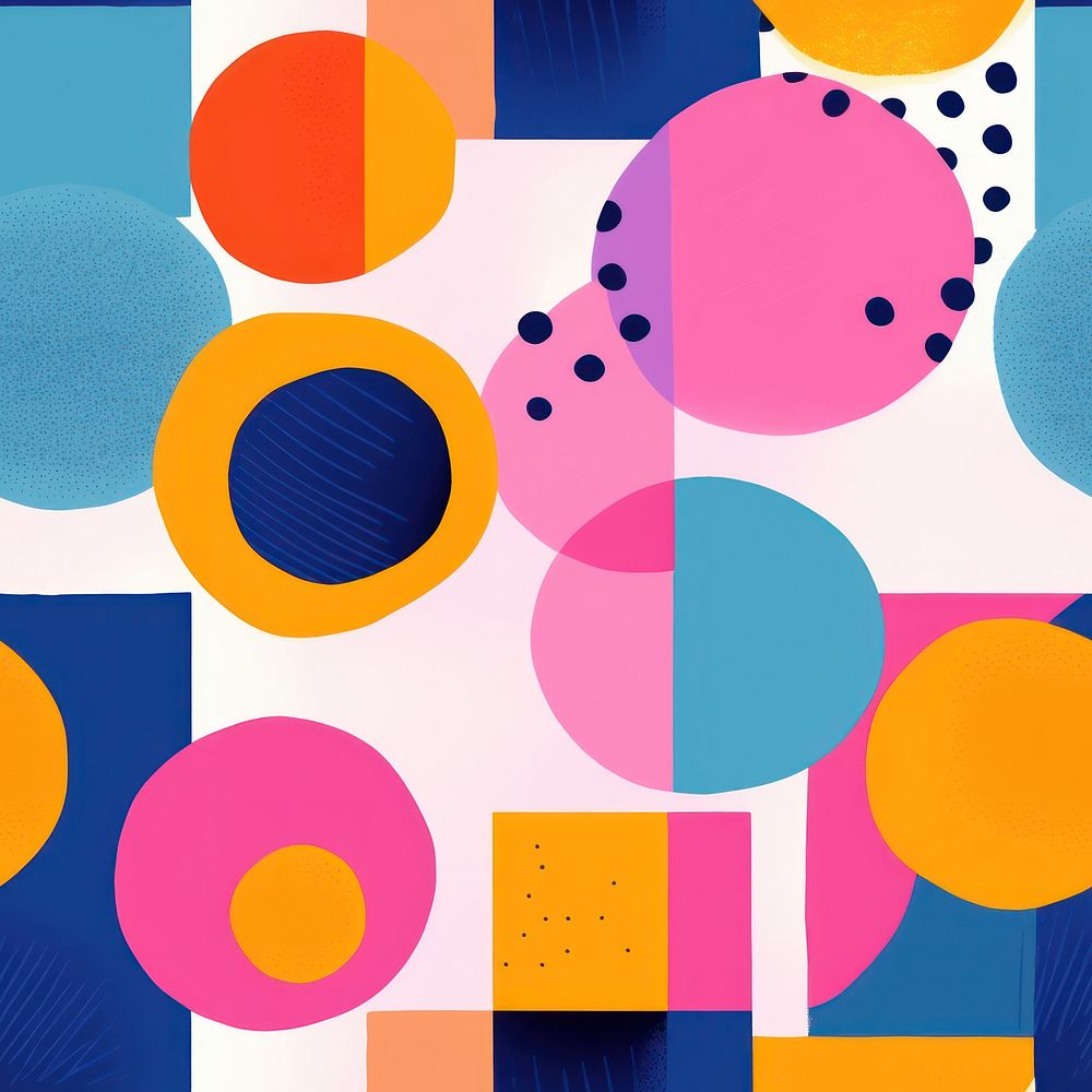 Geometric color blocked pattern shape | Free Photo Illustration - rawpixel
