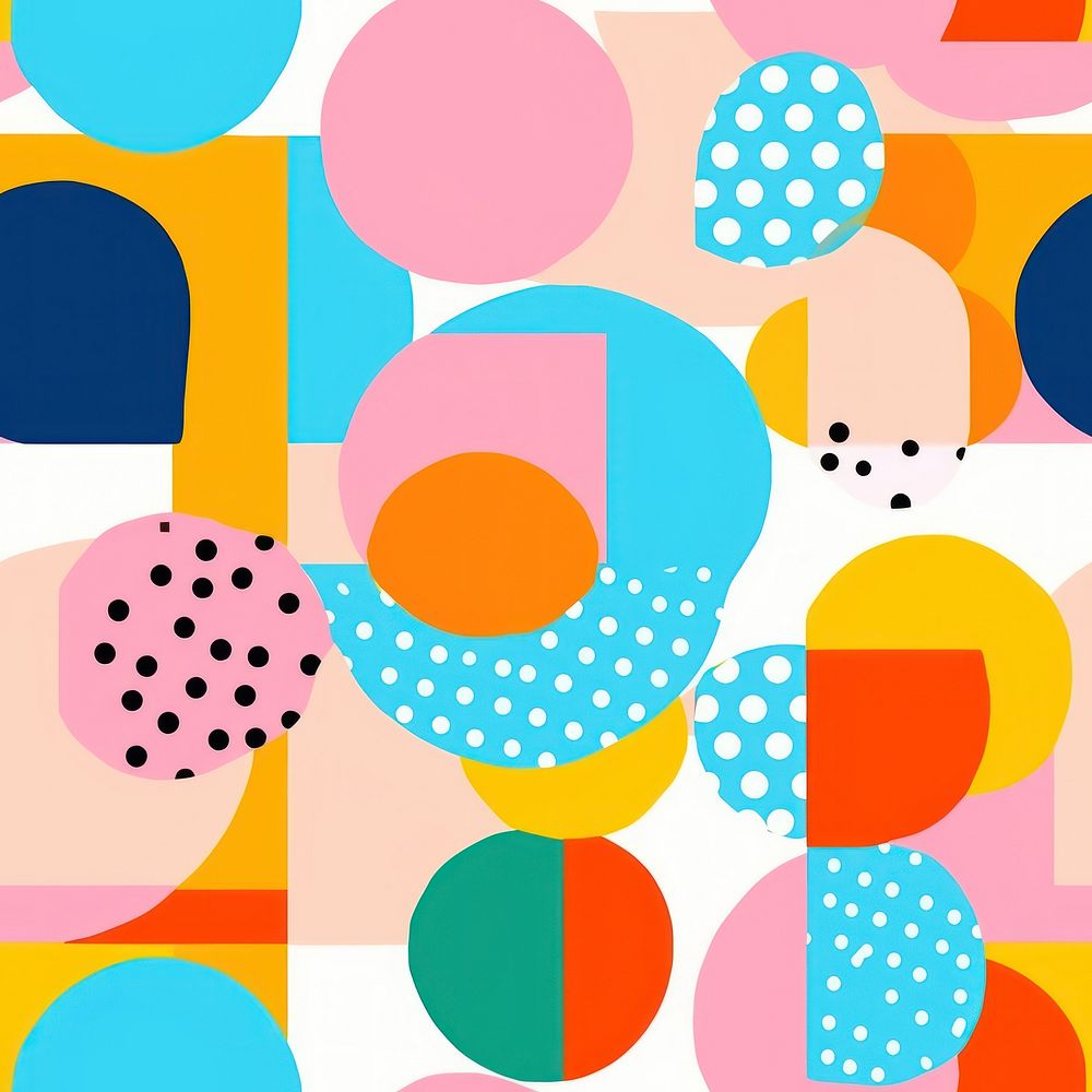 Geometric color blocked pattern shape | Free Photo Illustration - rawpixel