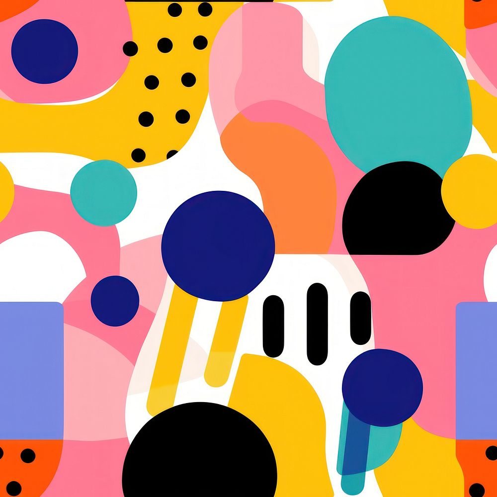 Geometric color blocked pattern art | Free Photo Illustration - rawpixel