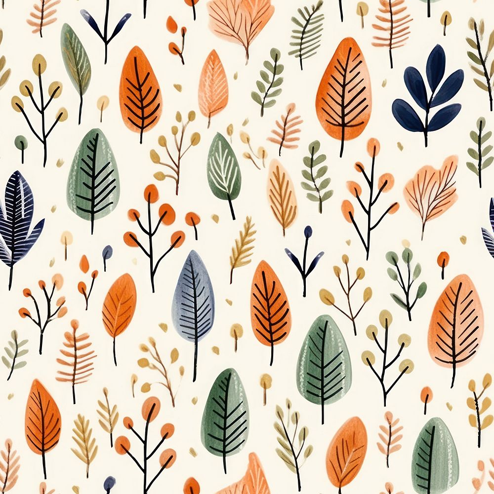 Leaf pattern plant art. AI | Free Photo Illustration - rawpixel