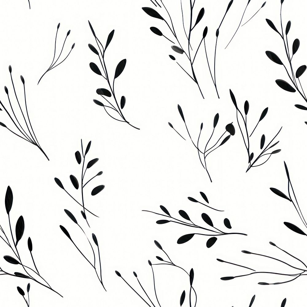 Leaf pattern backgrounds white | Premium Photo Illustration - rawpixel
