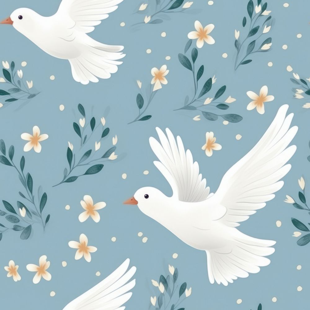 Dove pattern backgrounds wallpaper. AI | Premium Photo Illustration ...