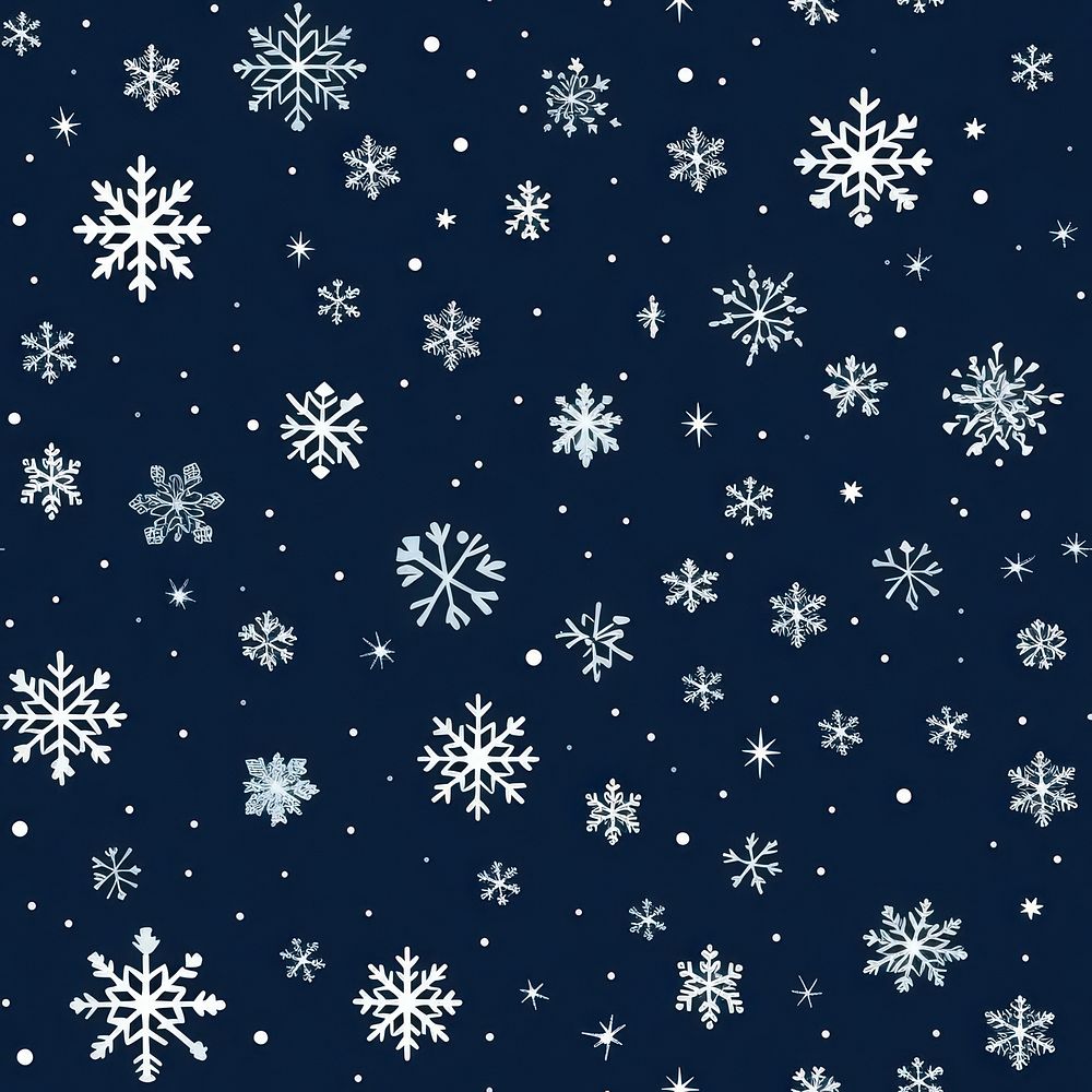 Snow backgrounds snowflake pattern. AI | Free Photo Illustration - rawpixel
