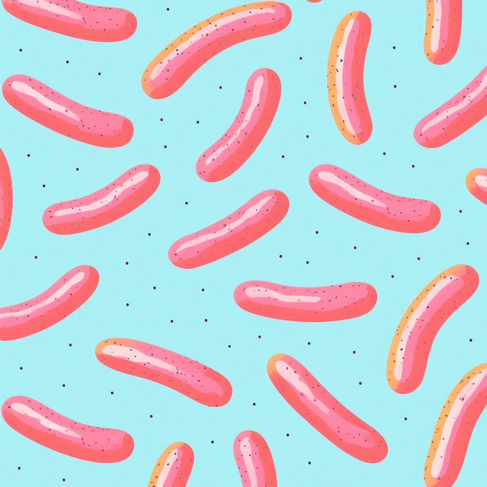 Sausage backgrounds pattern food. AI | Premium Photo Illustration ...