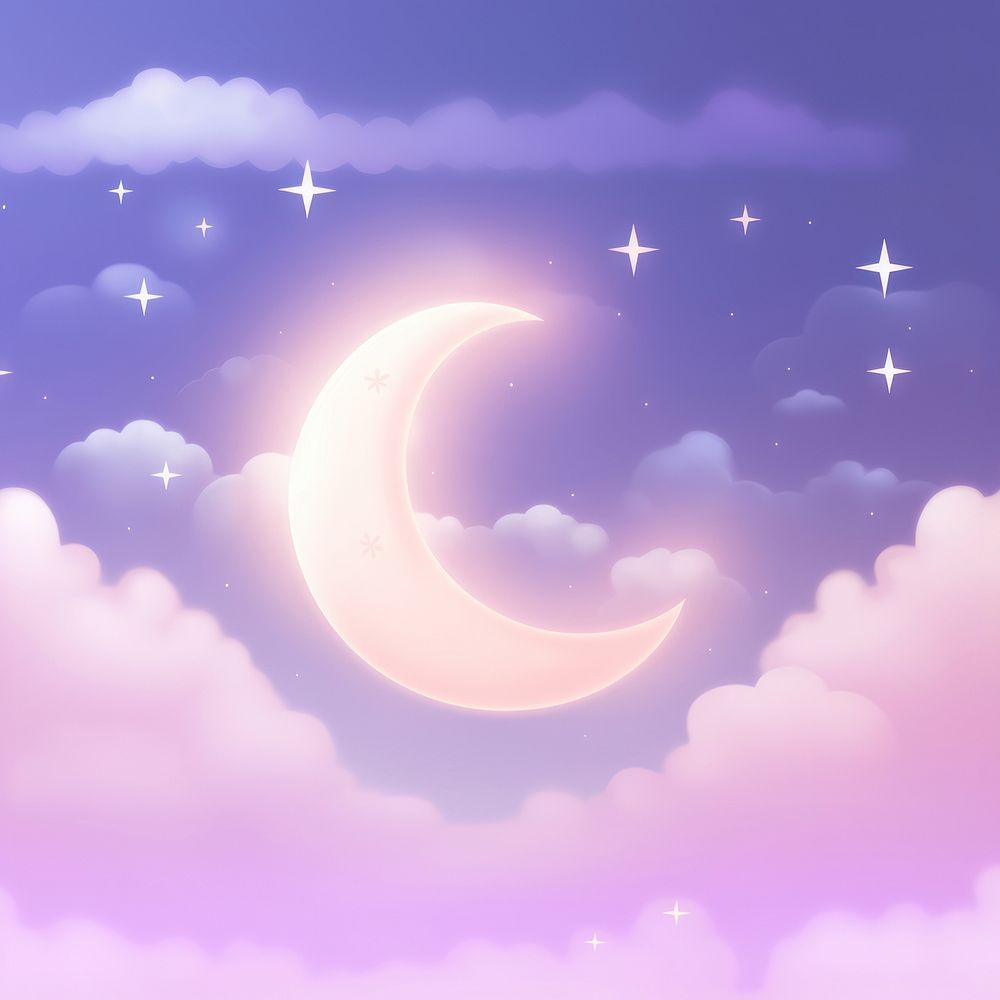 Crescent moon astronomy outdoors nature. | Free Photo Illustration ...