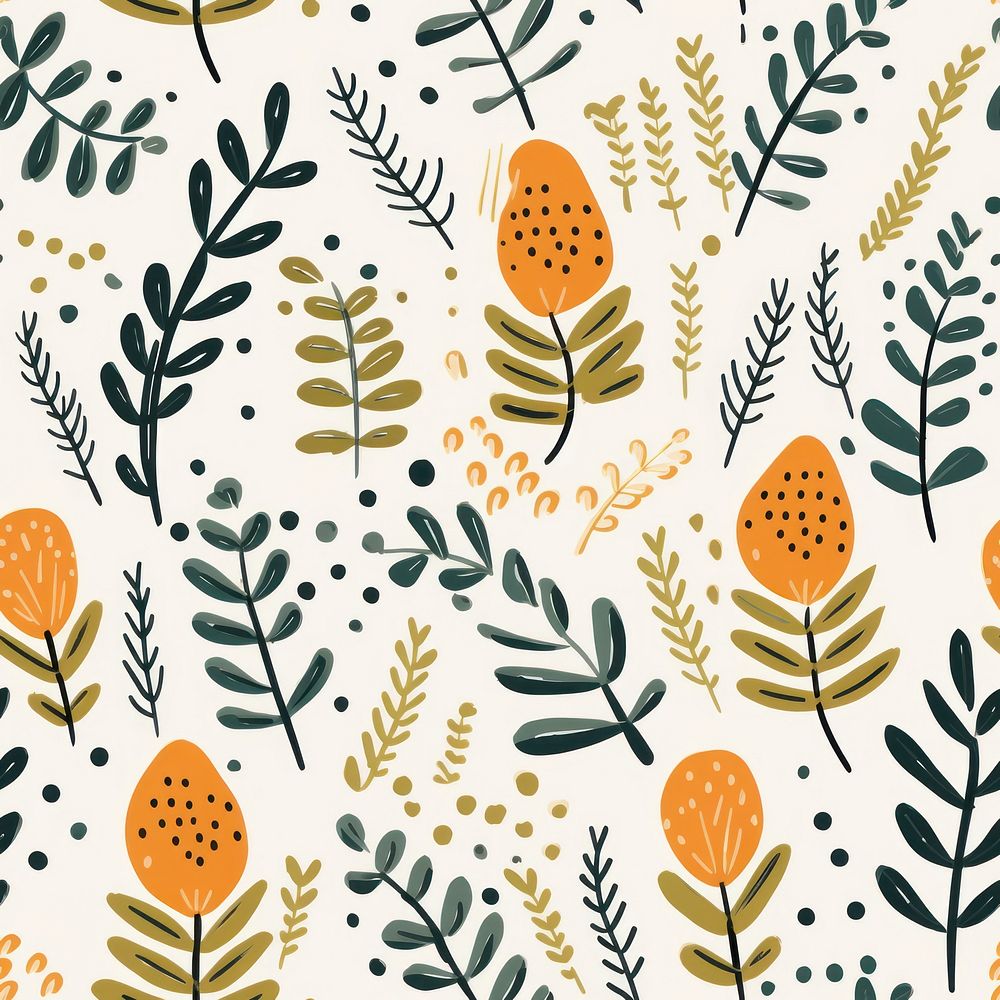 Plant pattern illustrated plant. AI | Free Photo Illustration - rawpixel
