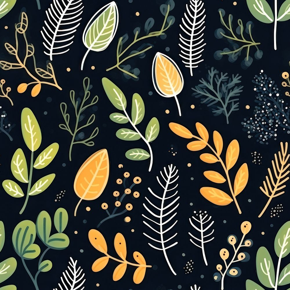 Plant pattern plant leaf. | Premium Photo Illustration - rawpixel