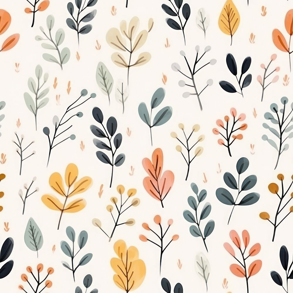 Plant pattern backgrounds wallpaper. AI | Premium Photo Illustration - rawpixel