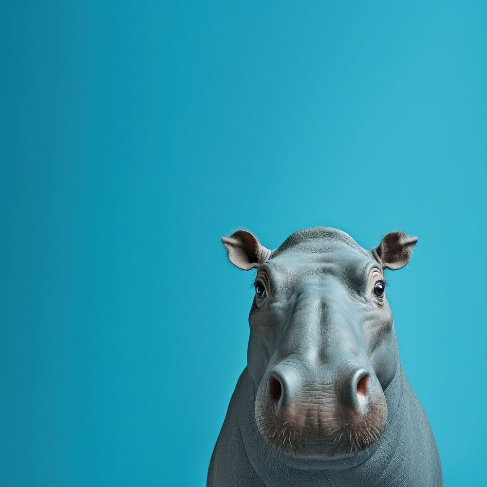 Hippopotamus wildlife animal mammal. AI | Free Photo - rawpixel