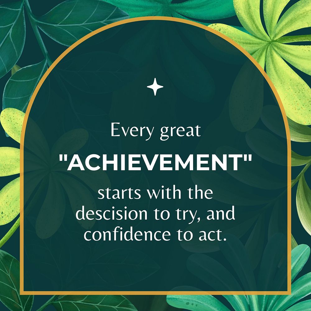 Great achievement Instagram post template | Free Photo - rawpixel