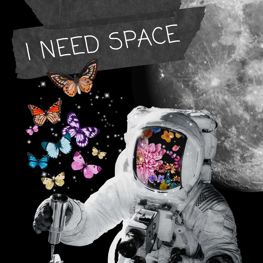 I need space Instagram post | Free Photo - rawpixel