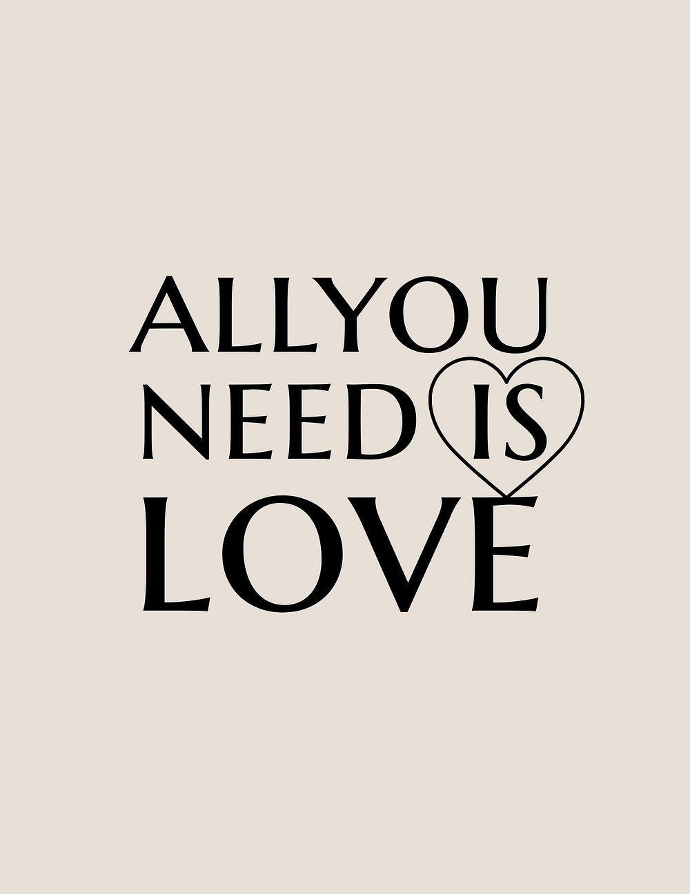 Love quote poster template | Free Photo - rawpixel