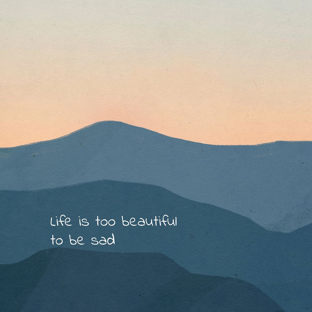 Motivational quote, nature background Instagram | Free Photo - rawpixel