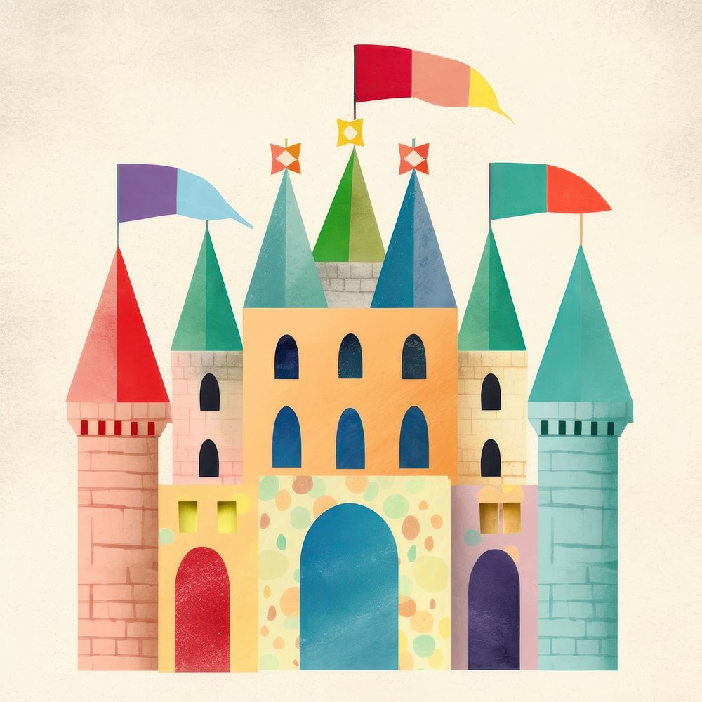 Carnival castle architecture building celebration. | Premium Photo ...