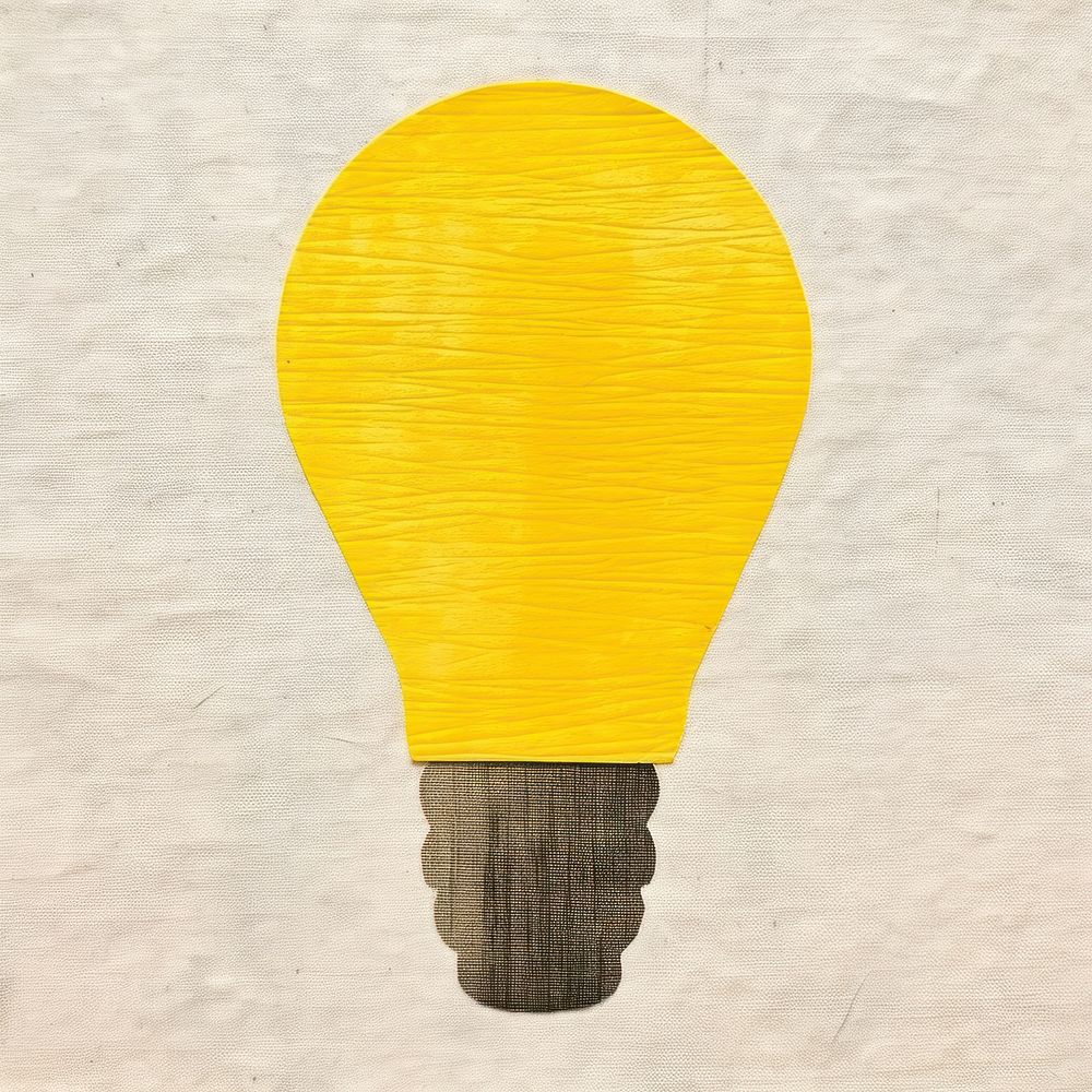 Yellow light bulb shape lightbulb | Free Photo Illustration - rawpixel