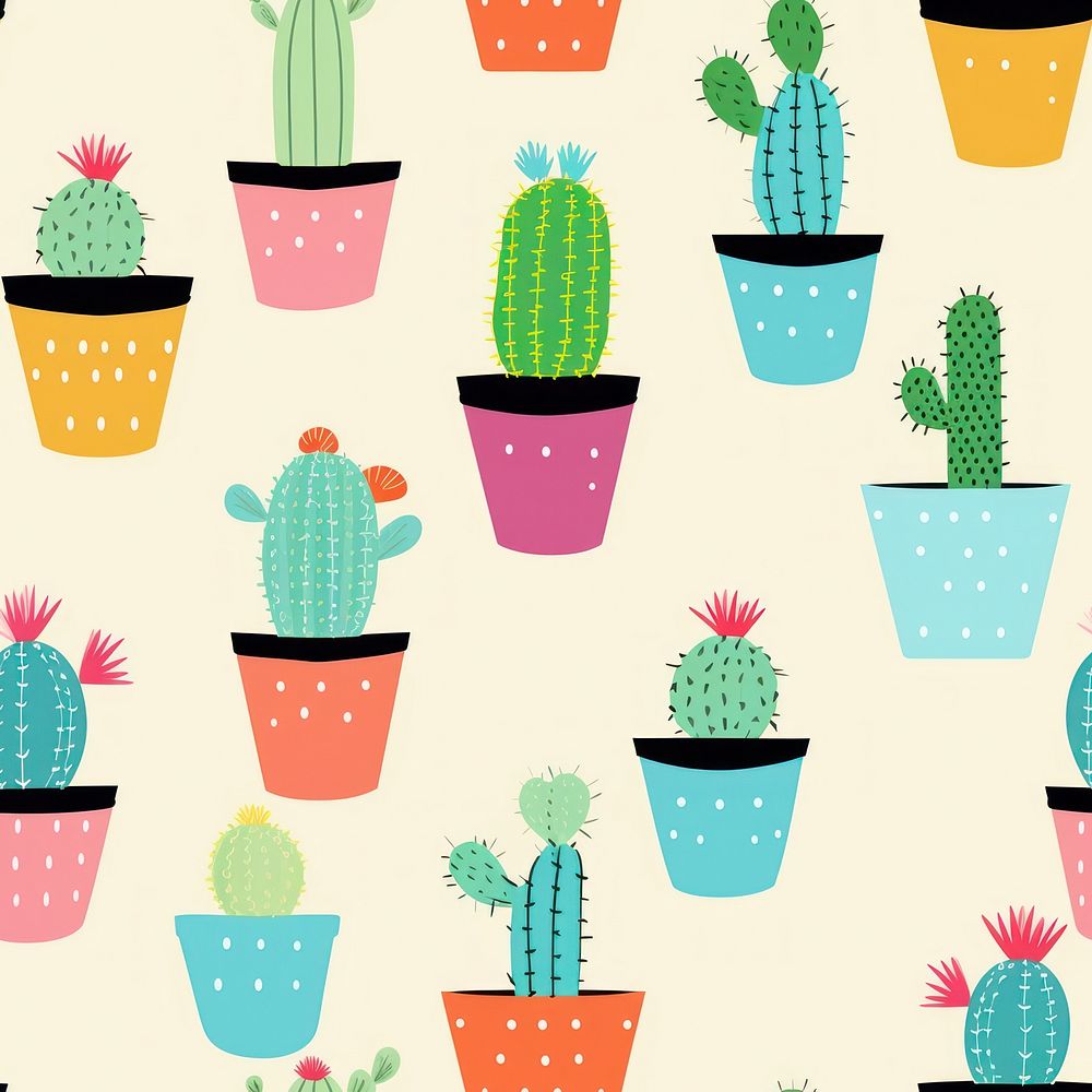 Cactus pencil texture digital paint | Free Photo Illustration - rawpixel