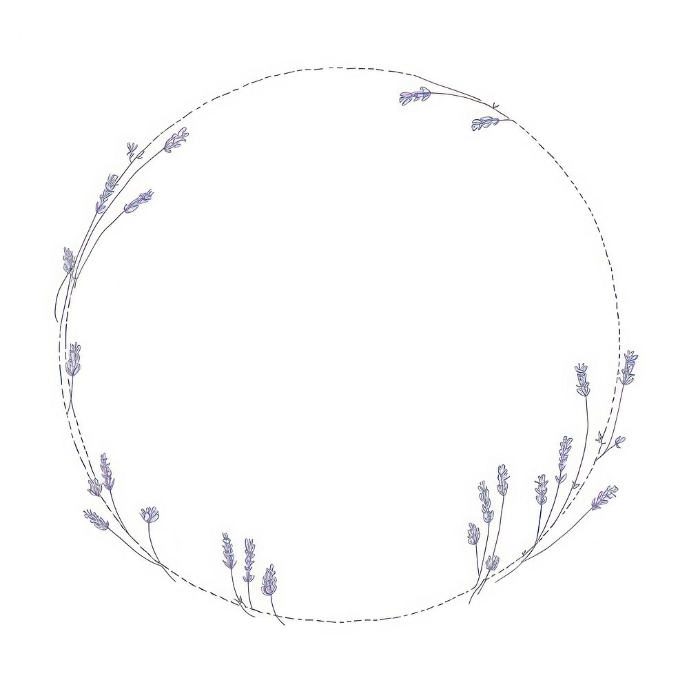 Lavender circle flower plant. | Free Photo Illustration - rawpixel