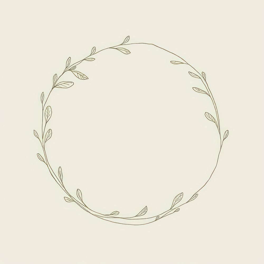 Leaf pattern circle shape. | Free Photo Illustration - rawpixel