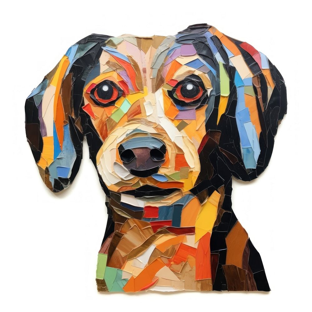 Dog painting collage animal. AI | Free Photo Illustration - rawpixel