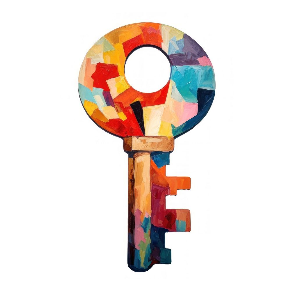 Key shape lock white background. | Premium Photo Illustration - rawpixel