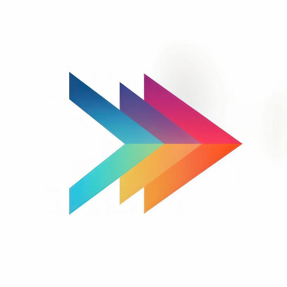 Arrow shape logo art. AI | Premium Photo Illustration - rawpixel