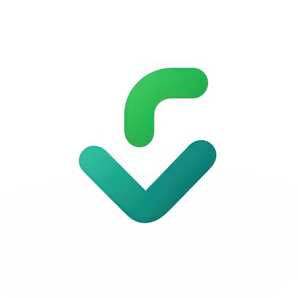 Leave logo symbol green. | Free Photo Illustration - rawpixel