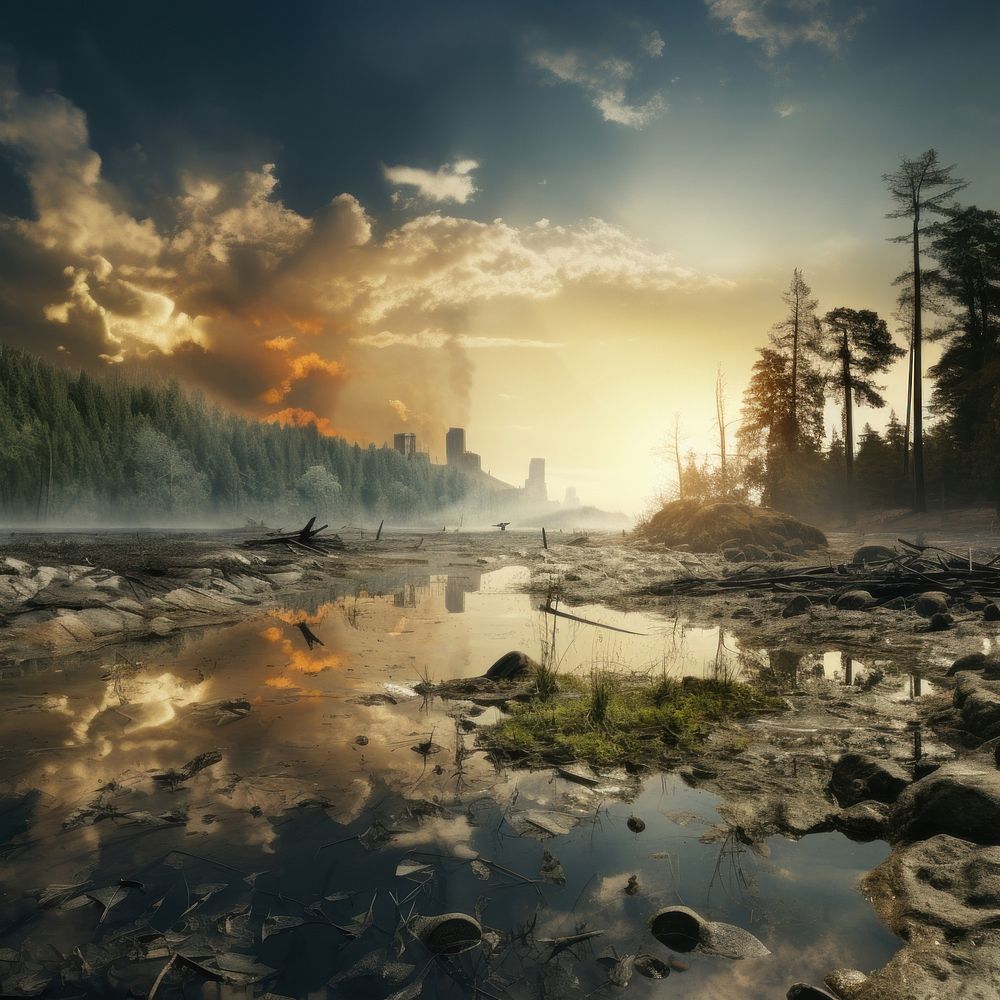 Climate change landscape outdoors nature. | Free Photo - rawpixel