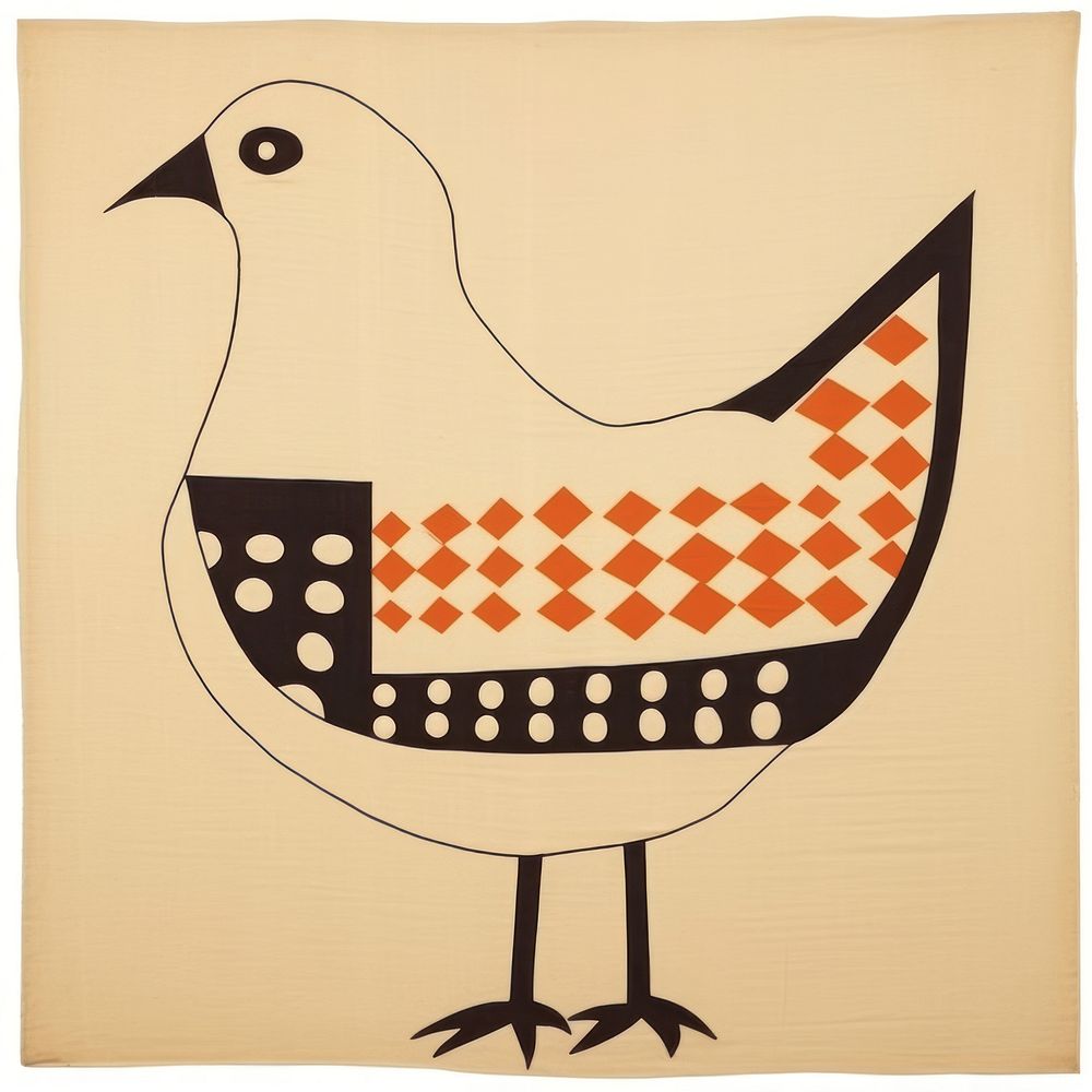 Abstract chicken textile animal bird. | Premium Photo Illustration ...