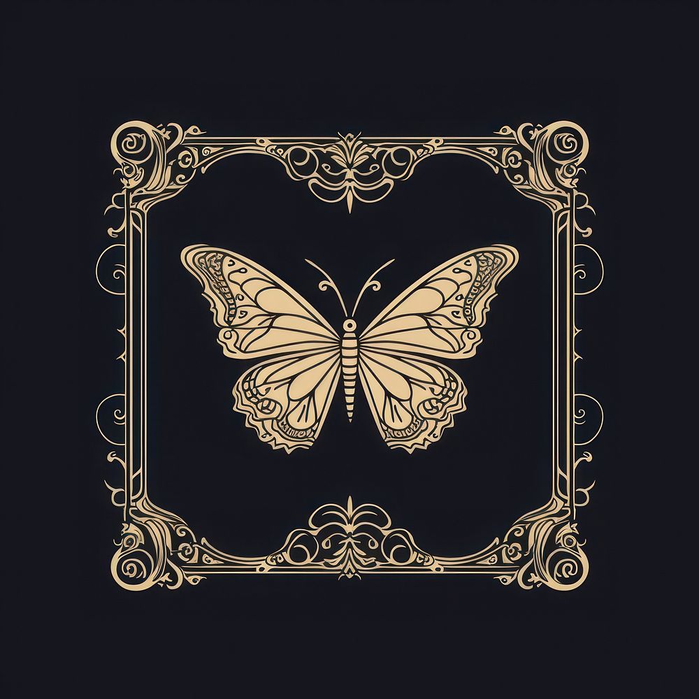 Buterfly flower art butterfly pattern | Free Photo Illustration - rawpixel