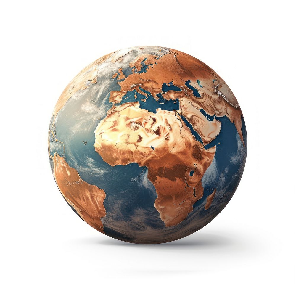 Earth sphere planet globe. AI | Premium Photo - rawpixel