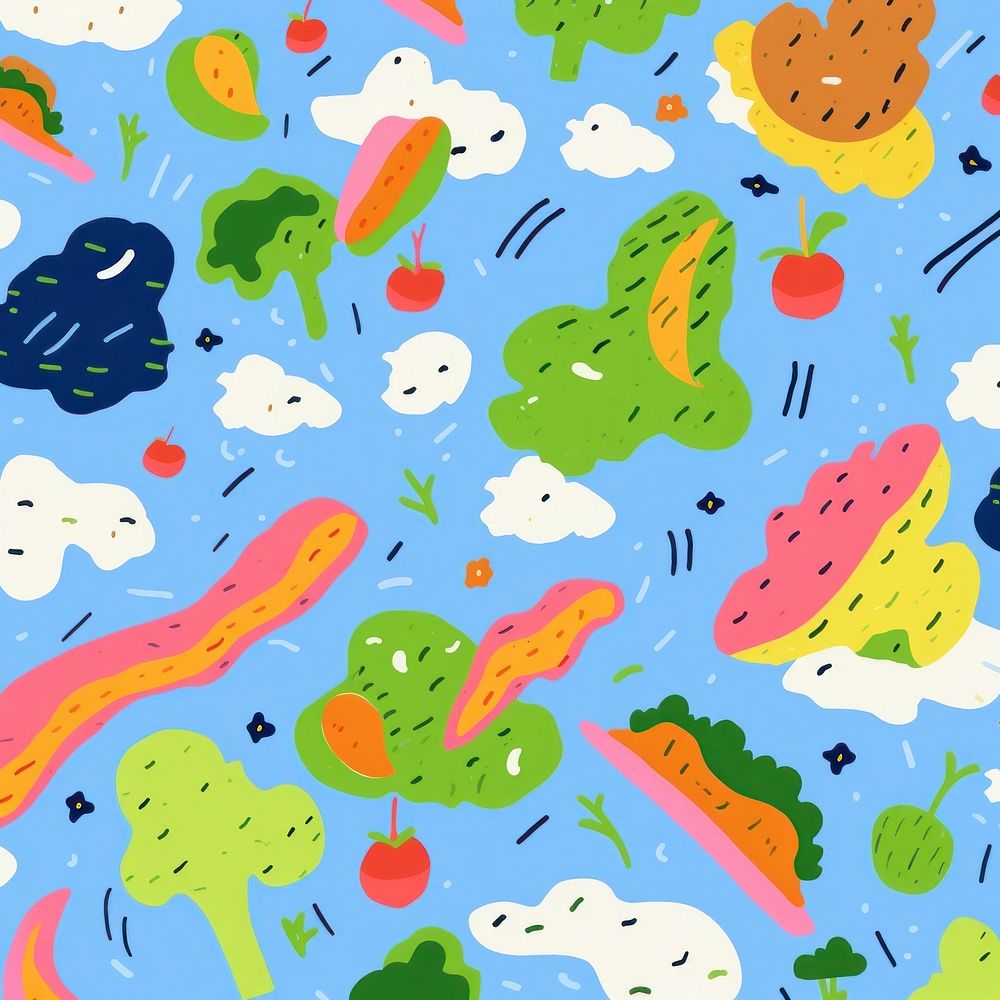 Vibrant salad pattern backgrounds creativity | Premium Photo ...