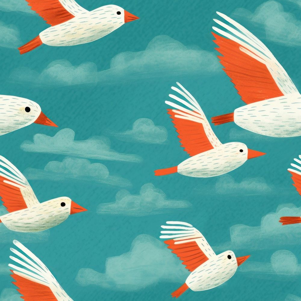 Bird flying pattern animal backgrounds | Premium Photo Illustration ...