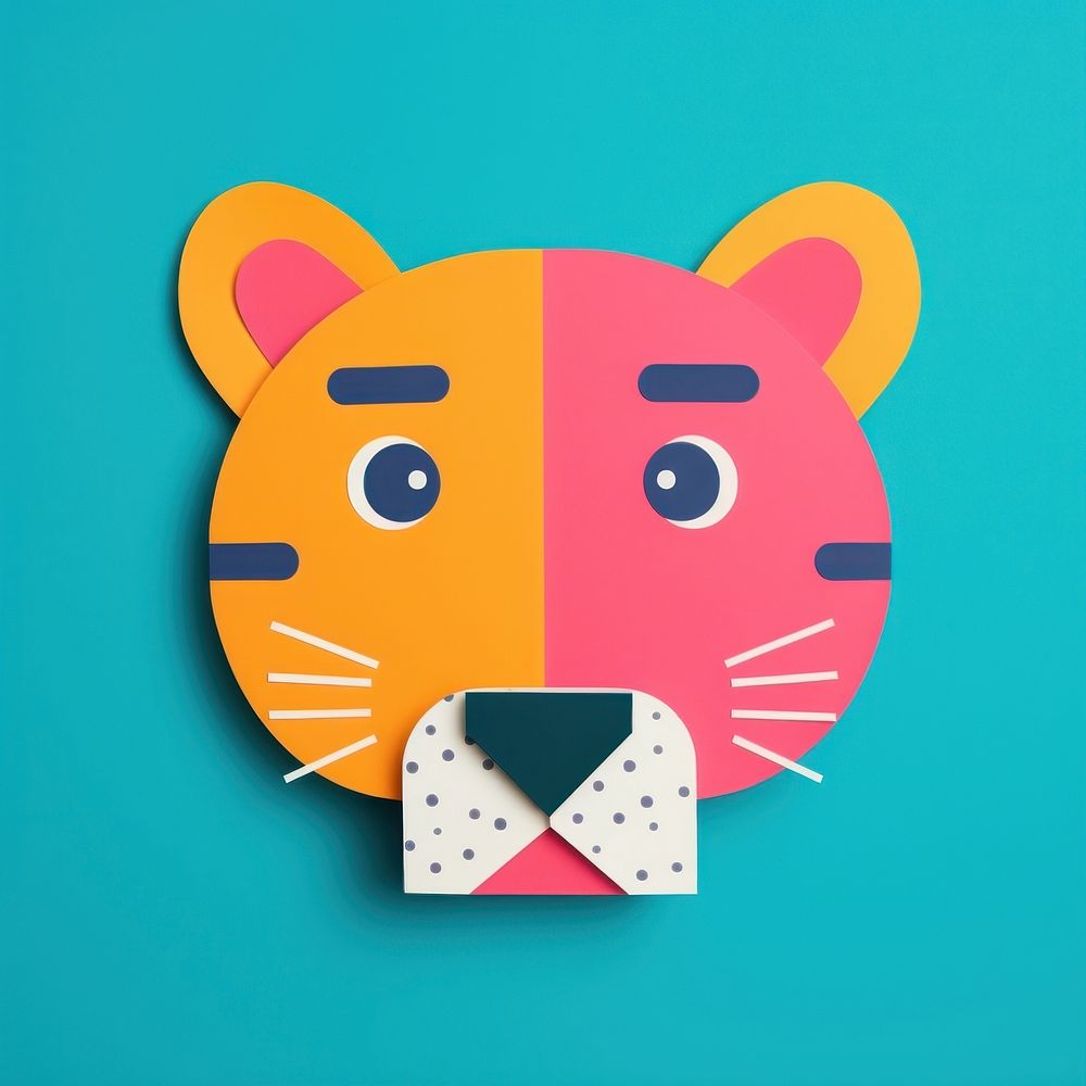 Tiger art paper text. AI | Premium Photo Illustration - rawpixel