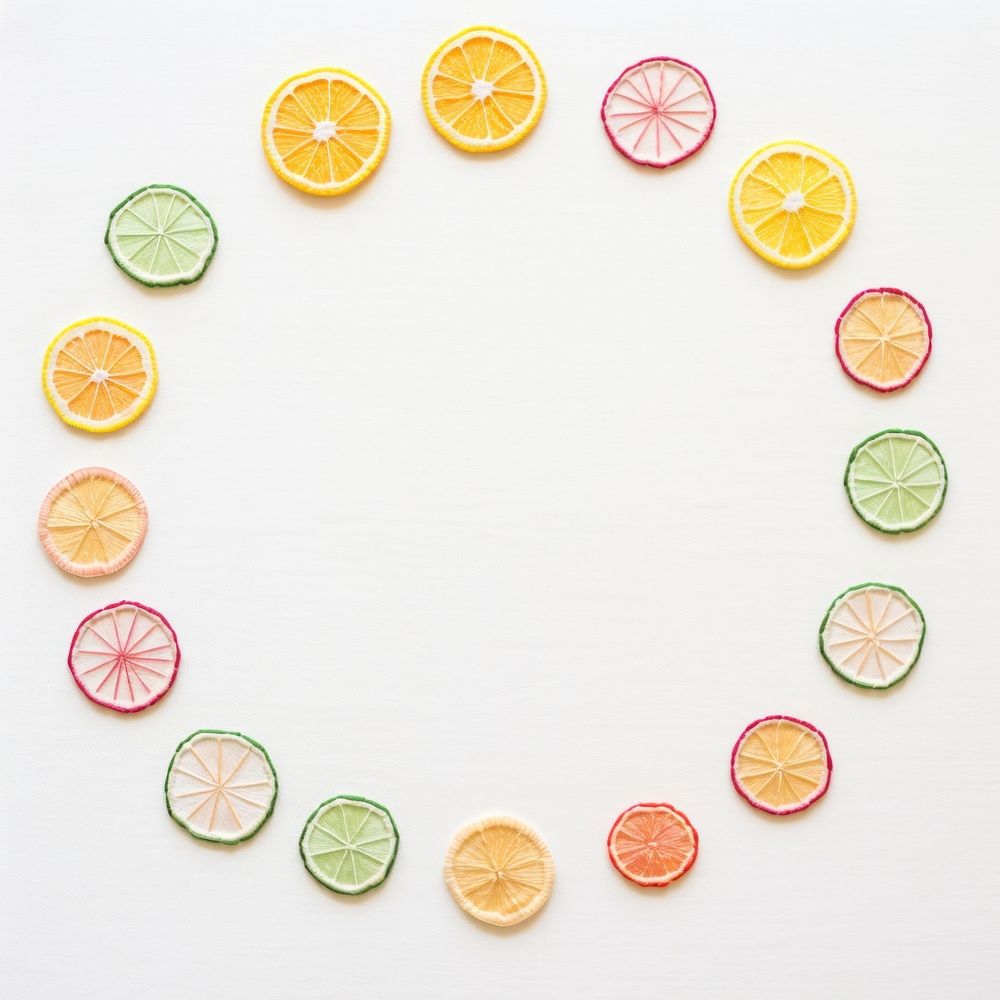 Little fruits circle border grapefruit | Free Photo - rawpixel