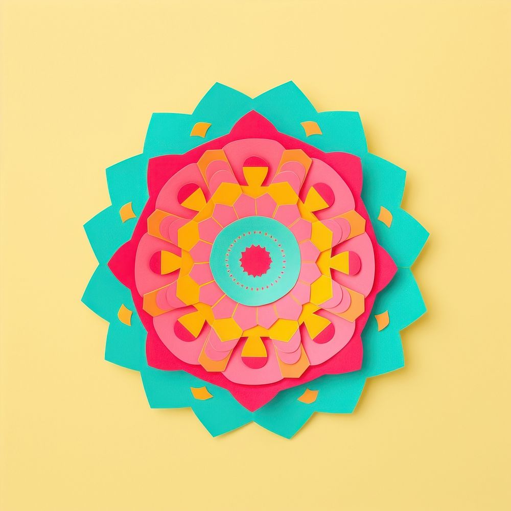 Mandala craft paper art. | Free Photo Illustration - rawpixel