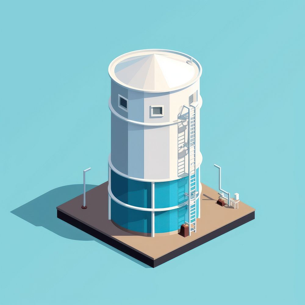 Water tank architecture cylinder tower. | Free Photo Illustration ...