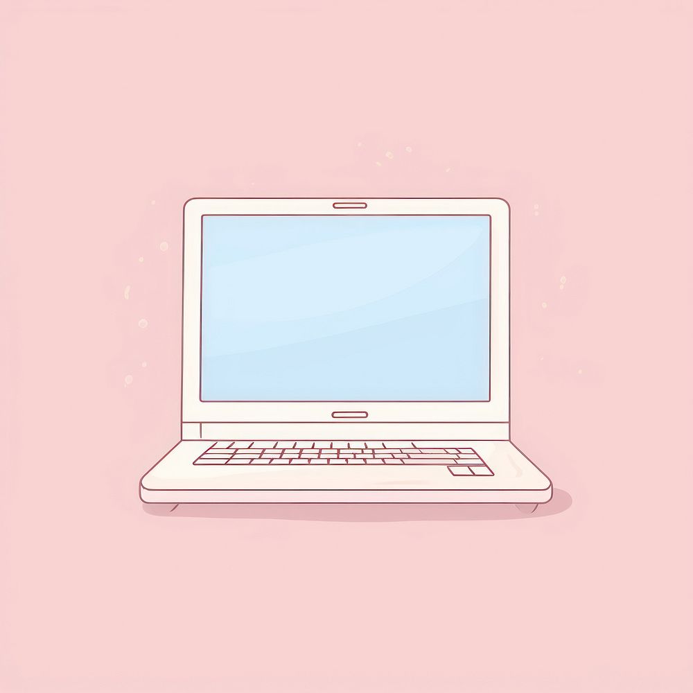 Computer laptop portability electronics. | Free Photo Illustration ...