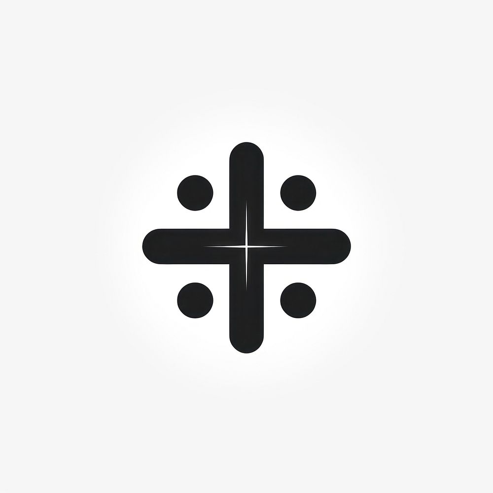 Cross logo symbol shape. AI | Free Photo Illustration - rawpixel