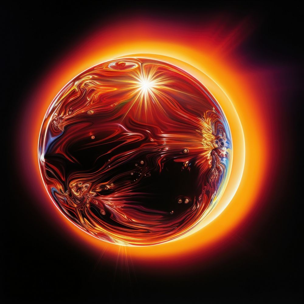 Sun sphere planet light | Free Photo Illustration - rawpixel