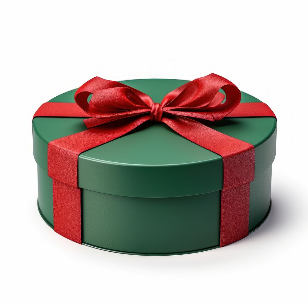 simple circular gift box green | Free Photo - rawpixel