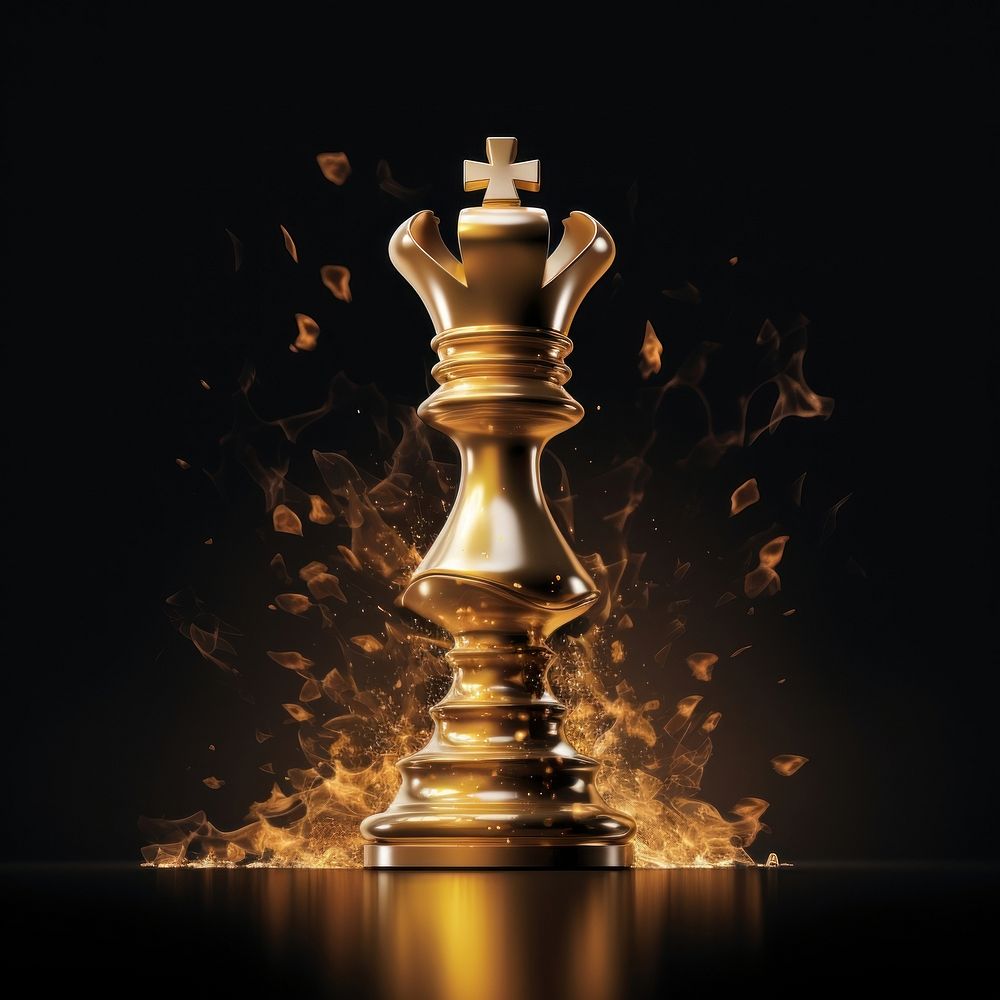 Queen chess metal game gold. | Premium Photo Illustration - rawpixel
