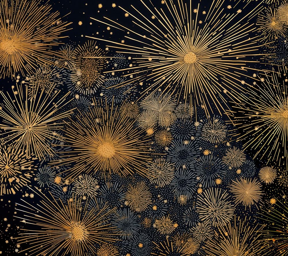 Gold and silver fireworks abstract | Premium Photo Illustration - rawpixel